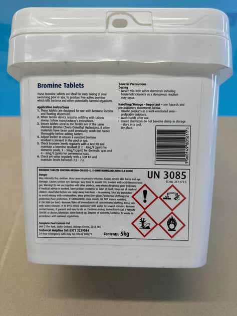 Bromine Tablets 5kg – Deep End Pools