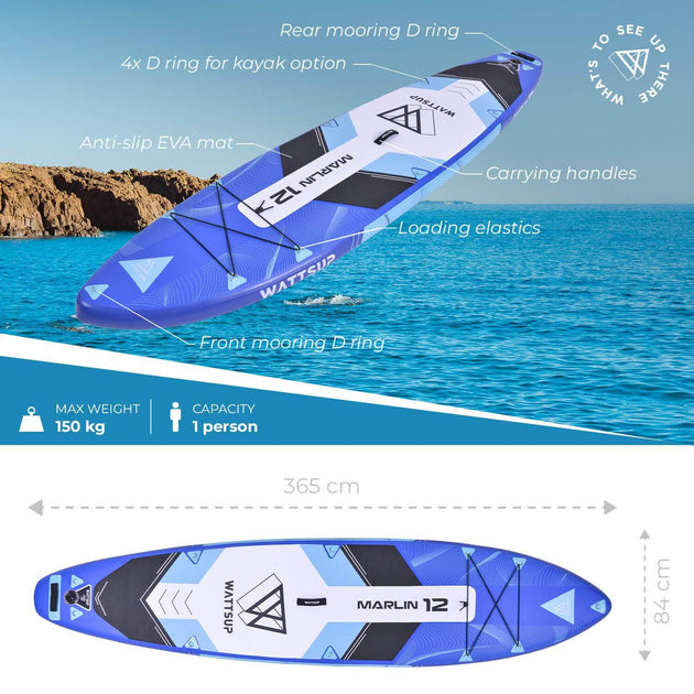 Marlin 12' Stand Up Paddle – Deep End Pools